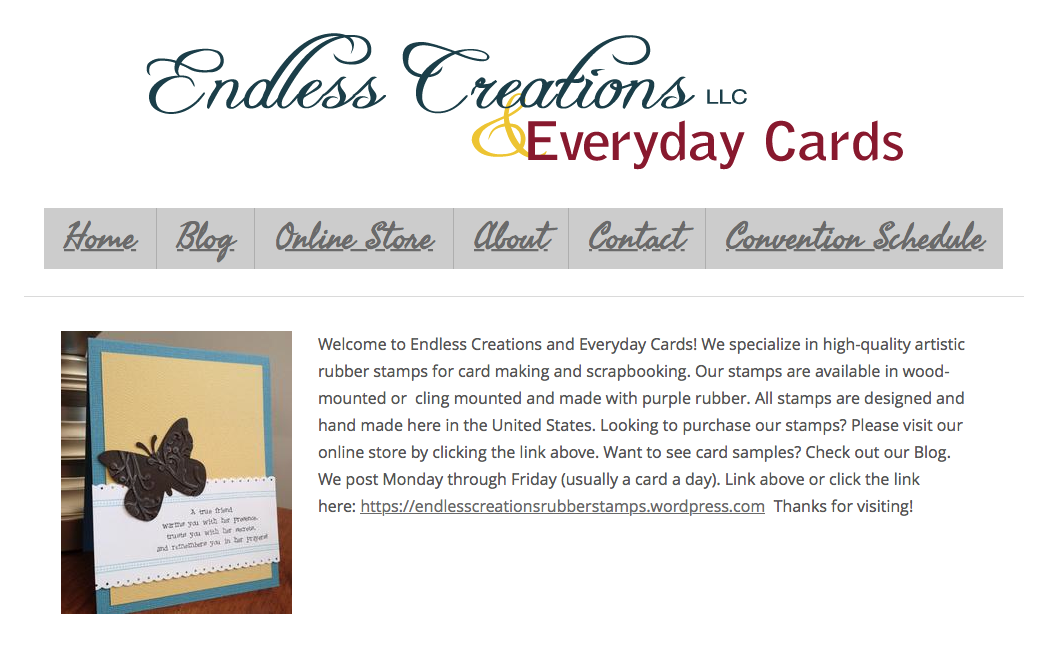SHOP – Endless Creations Rubber Stamps