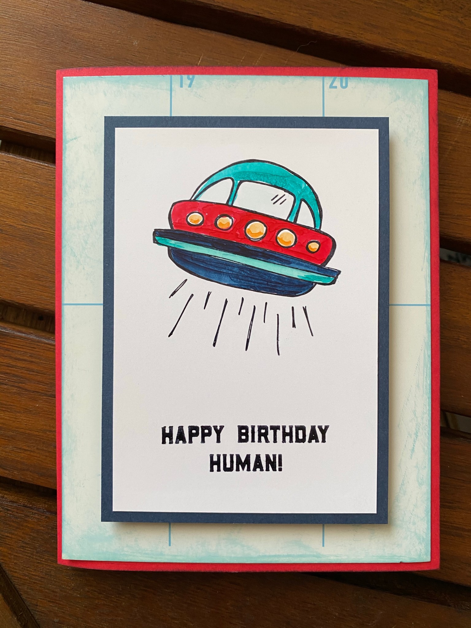 Happy birthday human – February 19, 2020 – Endless Creations Rubber Stamps