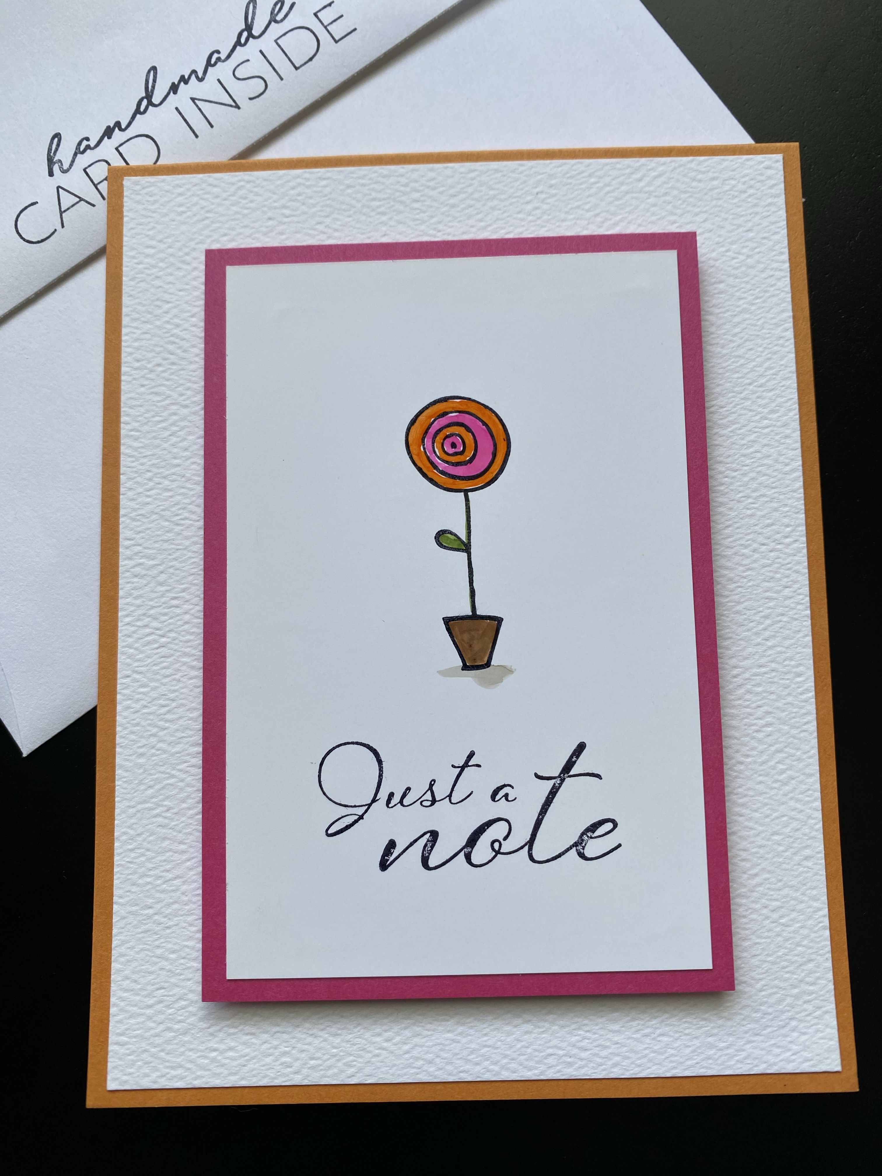 Three Potted Rose cards – Endless Creations Rubber Stamps